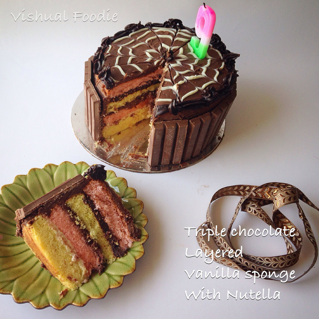 Triple Layered Sponge Cake